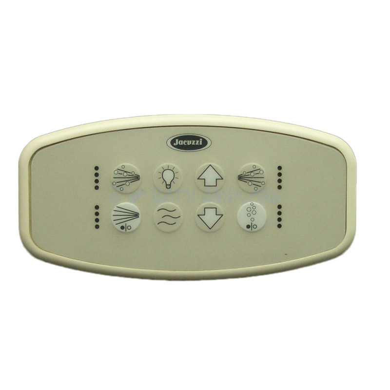 EJ16969 Jacuzzi 8 Button Topside Control Panel, Oyster - JW Services