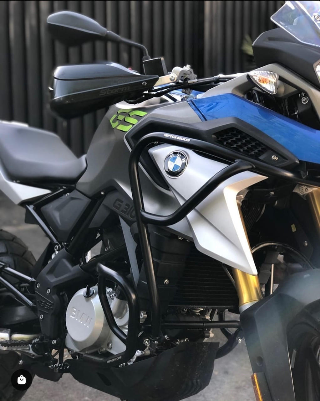 Defensa Alta (Tanque) Hepco&Becker para BMW G310GS - Motoss.cl/Ride ...