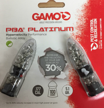 GAMO PBA Platinum Raptor Power Pellets .177 Cal High Velocity ...
