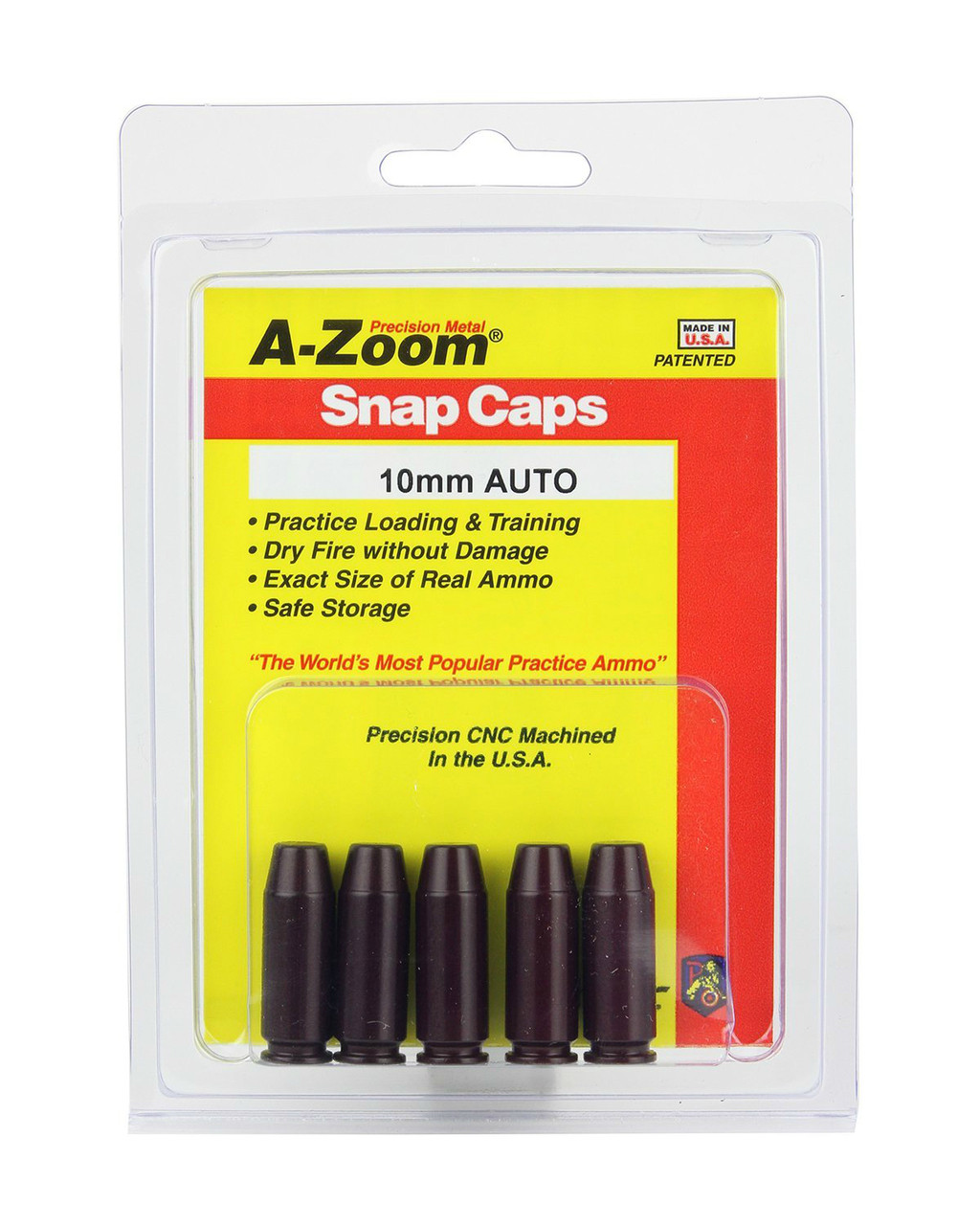 A-Zoom Snap Caps-10mm AUTO Precision Metal Snap Caps-Pack of 5 (15117 ...