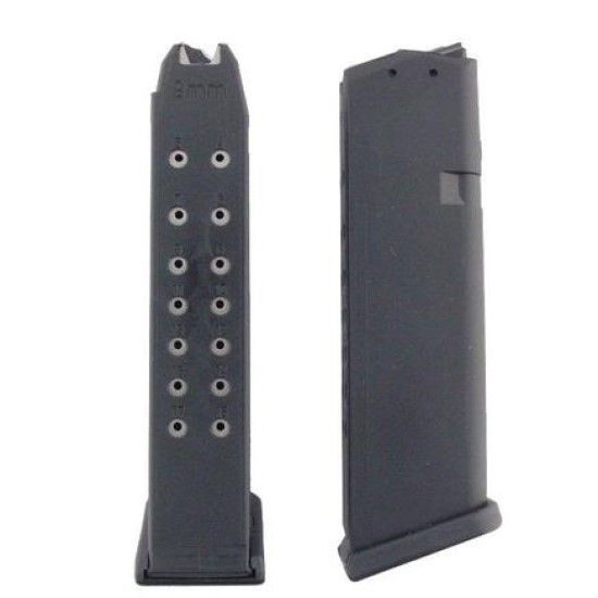 Glock G17 17 Round 9mm Factory Magazine-BULK (Unpackaged) Mag (MF17117 ...