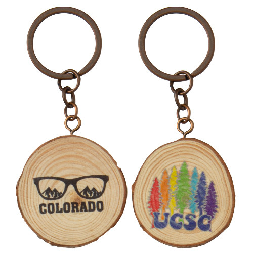 Natural Wood Keychain - Neil Enterprises - Neil Varsity Line