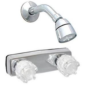 mobile home 4 inch chrome shower valve set, 4inch mobile home shower kit