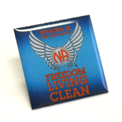 Lapel Pin Samples - Full Color Print