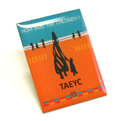 Lapel Pin Samples - Full Color Print