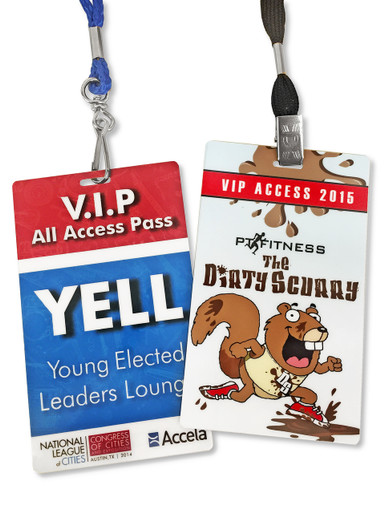 Plastic Credential Cards - 5" x 3"