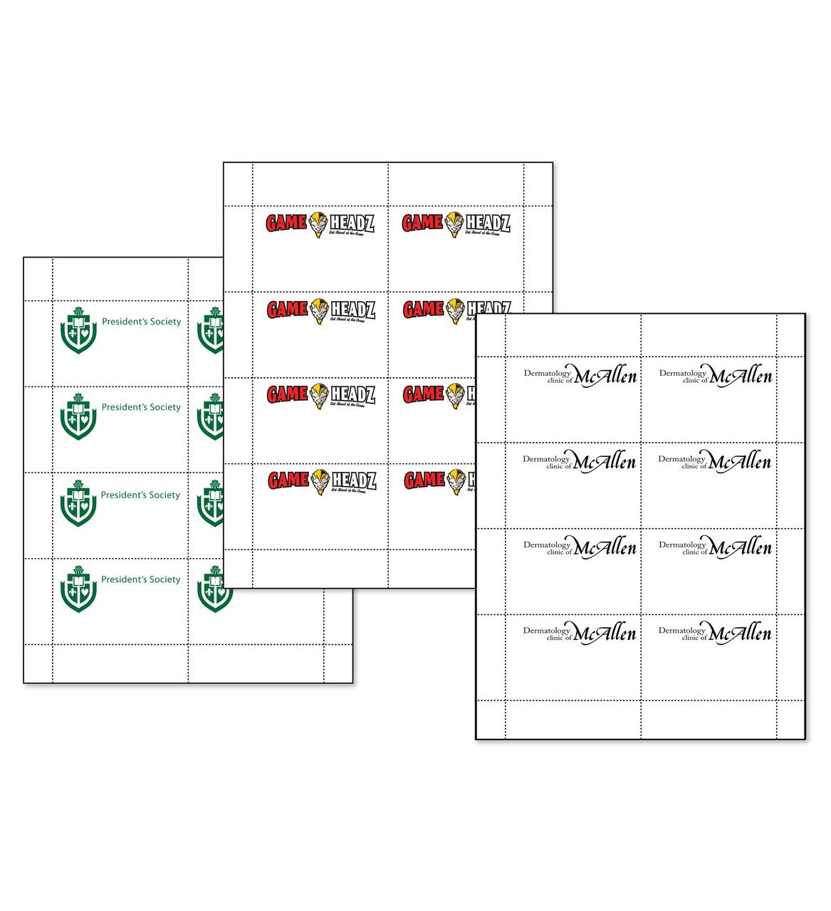 Printed 3.5"x2.25" Paper Name Tag Insert (500 inserts/pack) - Kenny ...