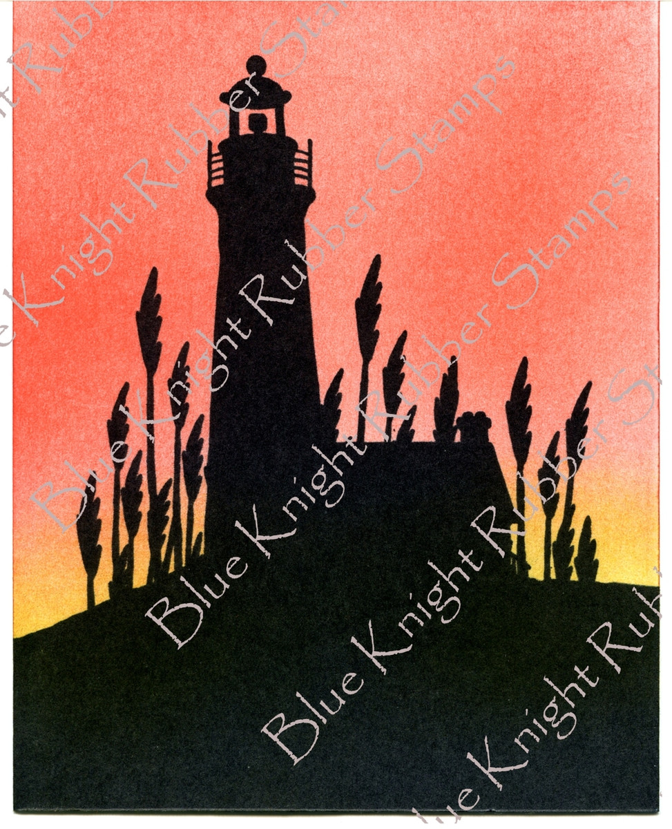 lighthouse silhouette