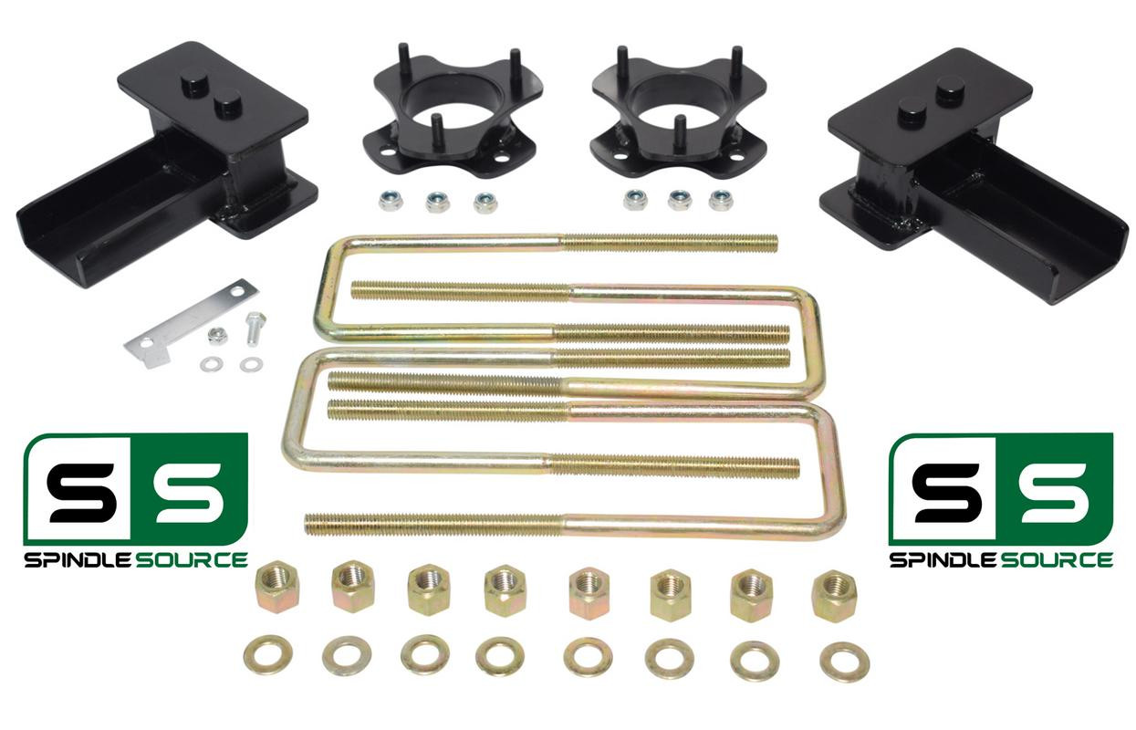2"/1" STRUT SPACERS , REAR BLOCKS, KIT FITS 2004 - 2008 Ford F-150 4WD ...