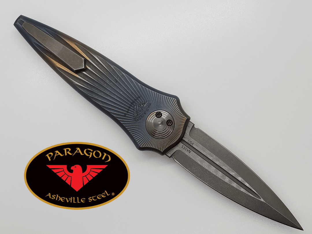 Paragon Warlock Folding Knife Sorcerer Supreme Titanium Rustic - NATIVE ...