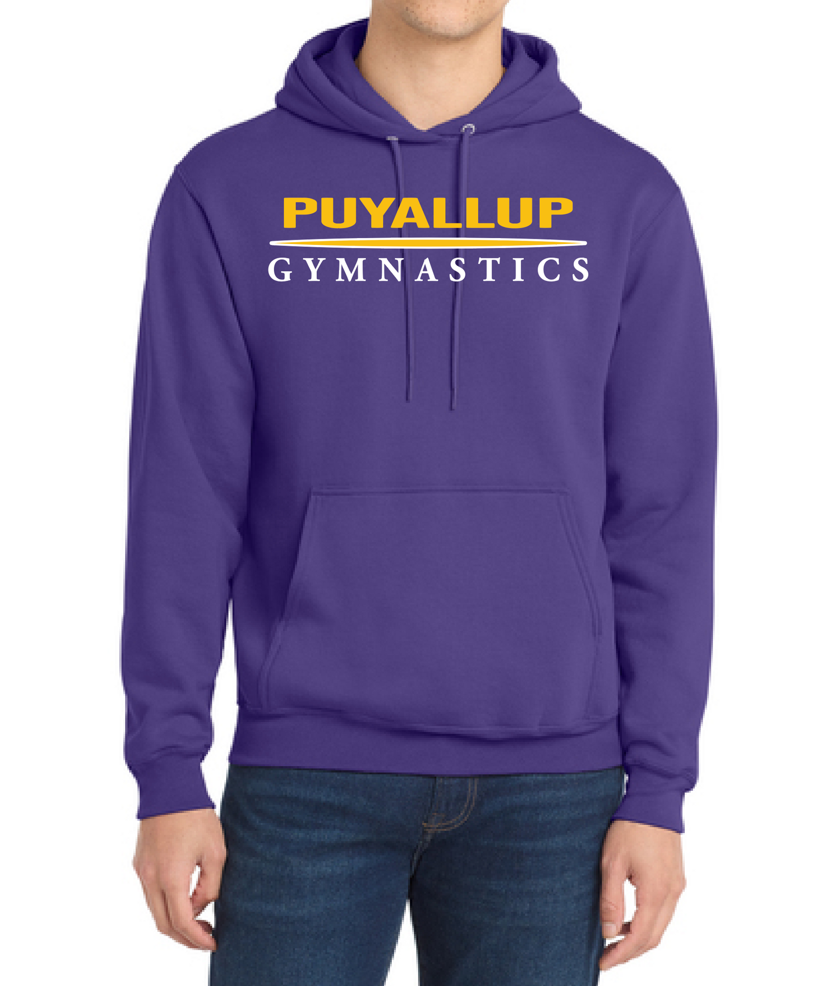 PUYALLUP GYMNASTICS HOODED SWEATSHIRT PC78H - Winning Seasons