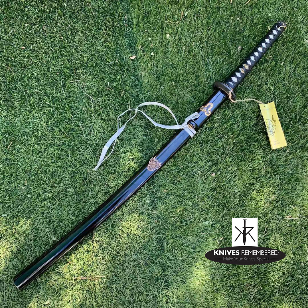 Demon Hattori Hanzo Kill Bill Samurai Japanese Katana Sword w/Scabbard ...