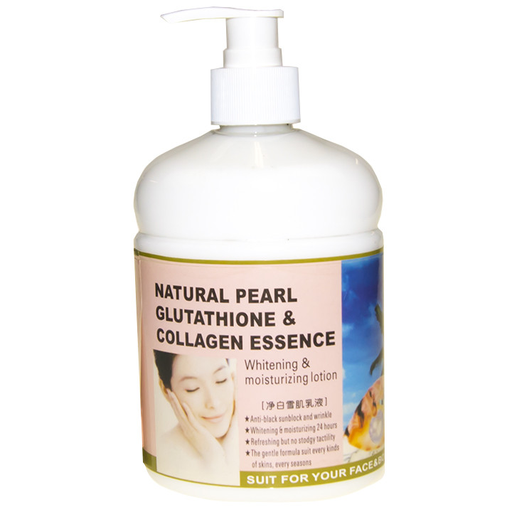 Natural Pearl Skin Whitening Lotion With SPF, Glutathione & Collagen ...