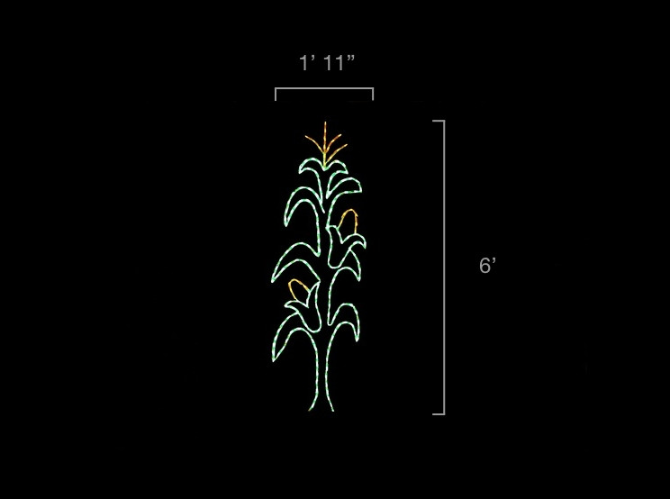 Halloween Corn Stalk Decorations | Christmas Cottage Lights