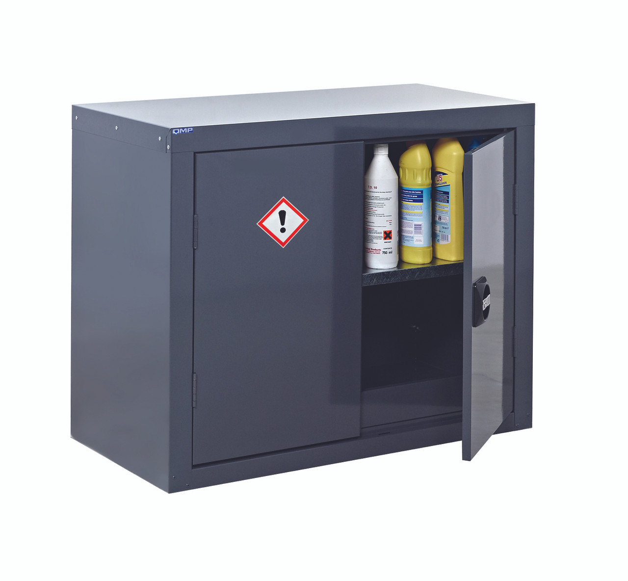 700 X 900 X 460 GREY HAZARDOUS COSHH CABINET - COSHH-SAFETY-PRODUCTS