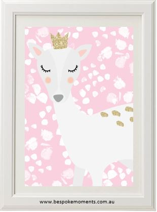 Princess Deer Print - Bespoke Moments