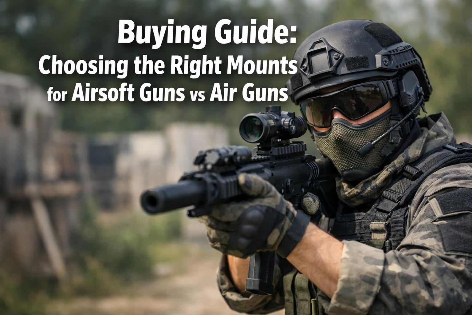 Buying Guide: Choosing the Right Mounts for Airsoft Guns vs Air Guns ...