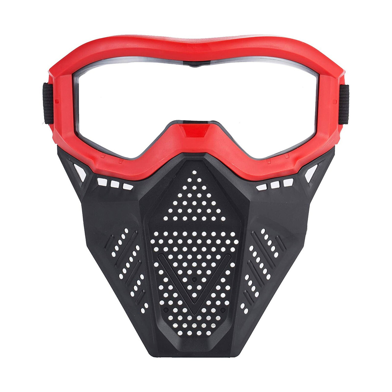Gel Blaster Full Face Mask 1 with Plastic Lens in Red - bbguns4less