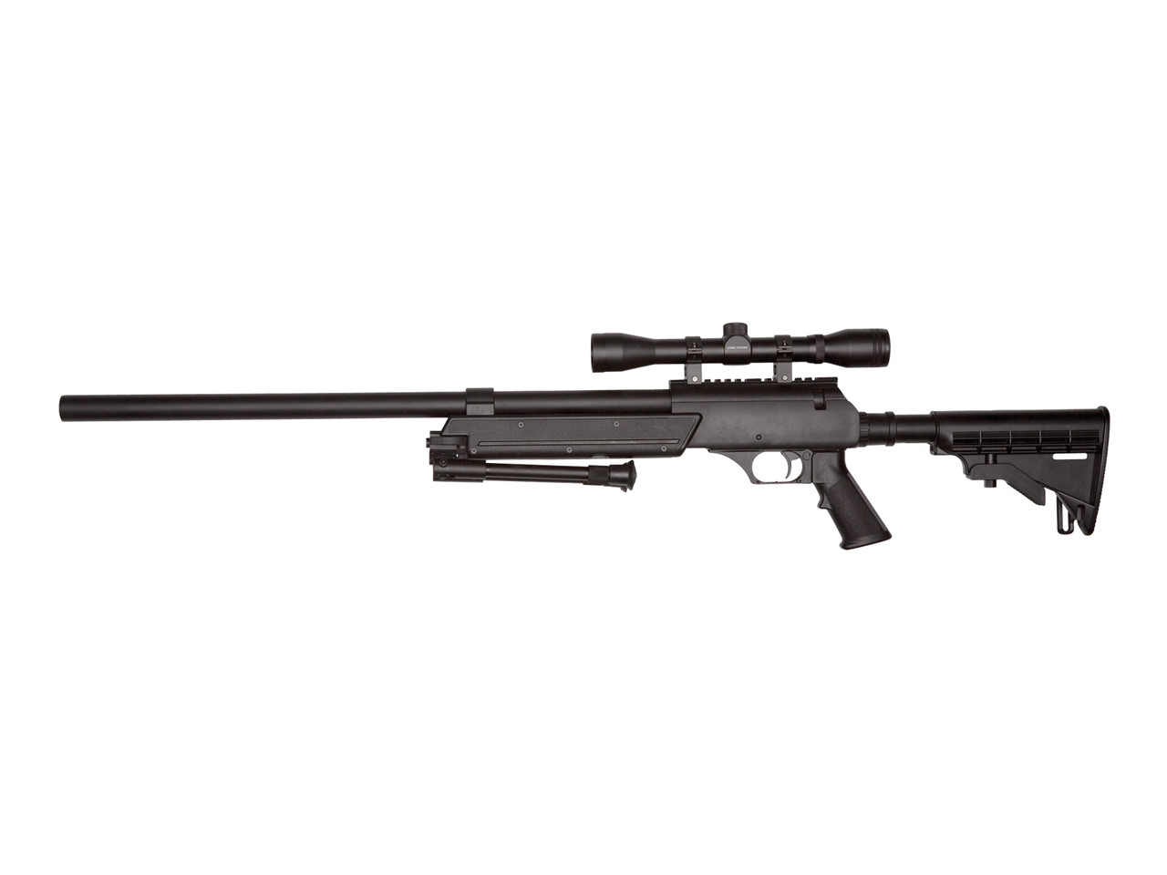 ASG Urban sniper rifle spring Bolt Action in black - bbguns4less