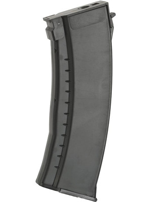 E&L AK74N Mid-Cap 120 RD Black Slab Side Magazine - bbguns4less