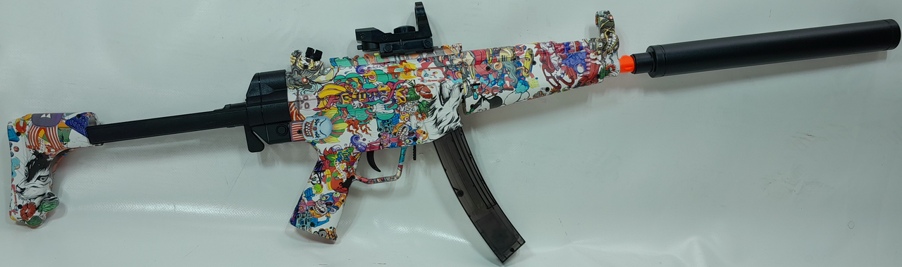 Splash Gun Gel Blaster MP5 Multi Colour - bbguns4less