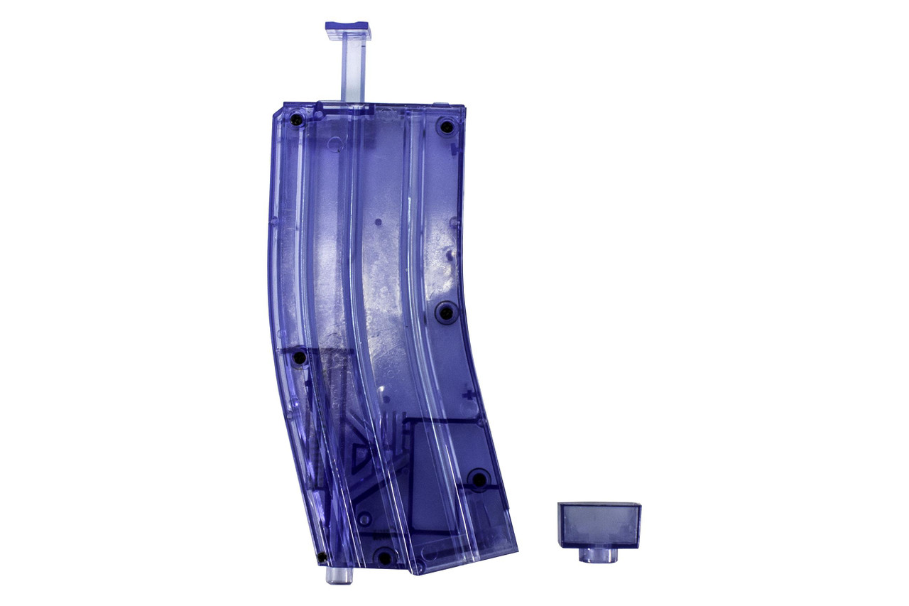 Nuprol XL M4 Magazine Speedloader in Clear Blue (500 Rounds) - bbguns4less