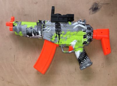 Gel Ball Blaster M8 Fully Automatic with Silencer in Green - bbguns4less