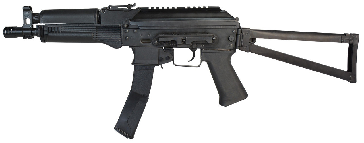 LCT Airsoft PP-19-01 Vityaz AEG AK Rifle With EBB in Black - bbguns4less