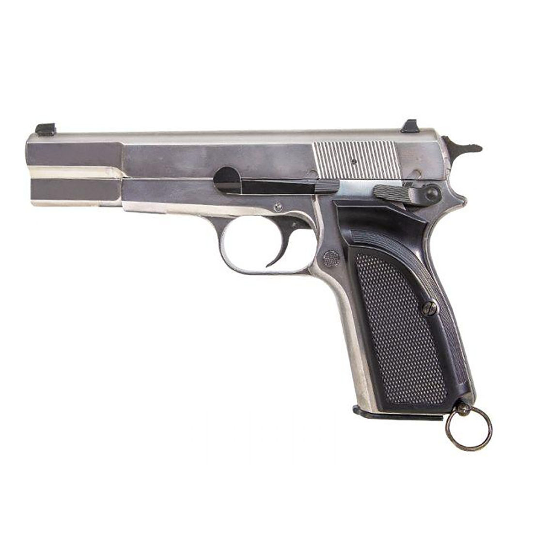 WE Tech Full Metal Browning Pistol Full GBB in Silver - bbguns4less