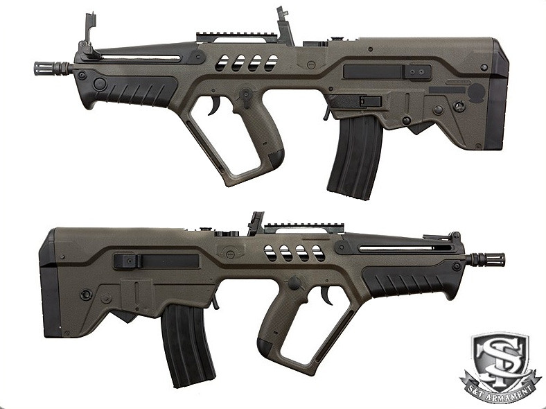 S&T Tavor T21 AEG Explorer Version in Army Green - bbguns4less