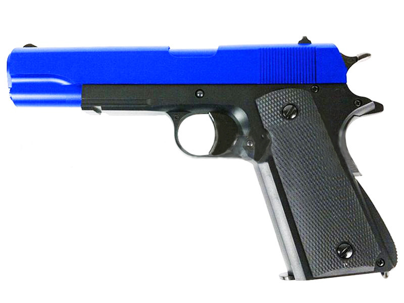 Y&P GG 107 Gas Powered 1911 Pistol NBB in Blue - bbguns4less