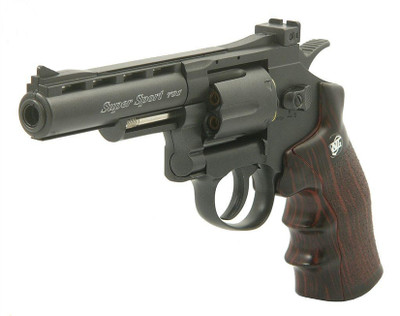Wingun 701 4 Revolver Co2 Gas Gun black - bbguns4less
