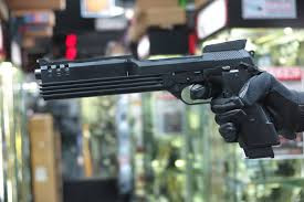 KSC M93R Auto 9-C Robocop GBB Pistol in Black - bbguns4less