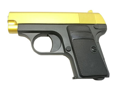 Galaxy G1 - C25 Metal Spring Pistol BB Gun in Gold - bbguns4less