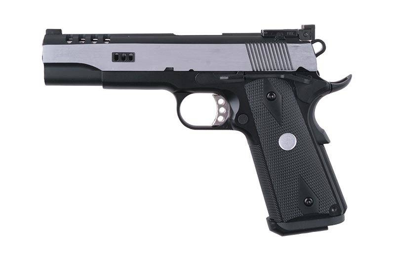 Army Armament R30-1 Custom M1911 GBB Pistol in Black - bbguns4less