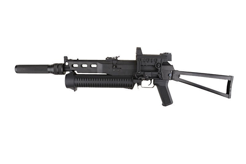CYMA CM058A PP-19 BIZON 2 Replica SMG in black - bbguns4less