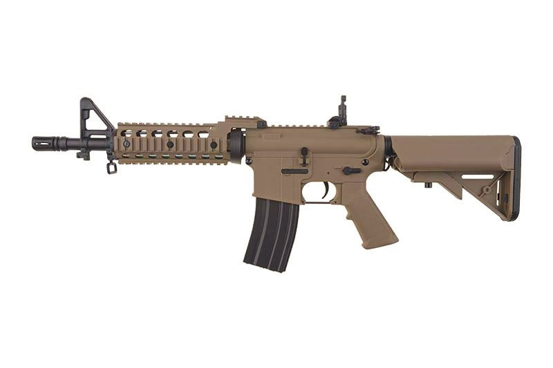 Cyma CM605 AR15/M4 RIS CQB Airsoft gun in Tan - bbguns4less