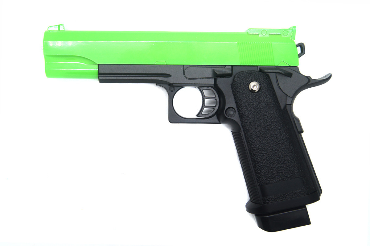 Galaxy G6 M1911 Full Metal Pistol BB Gun in Radioactive Green - bbguns4less