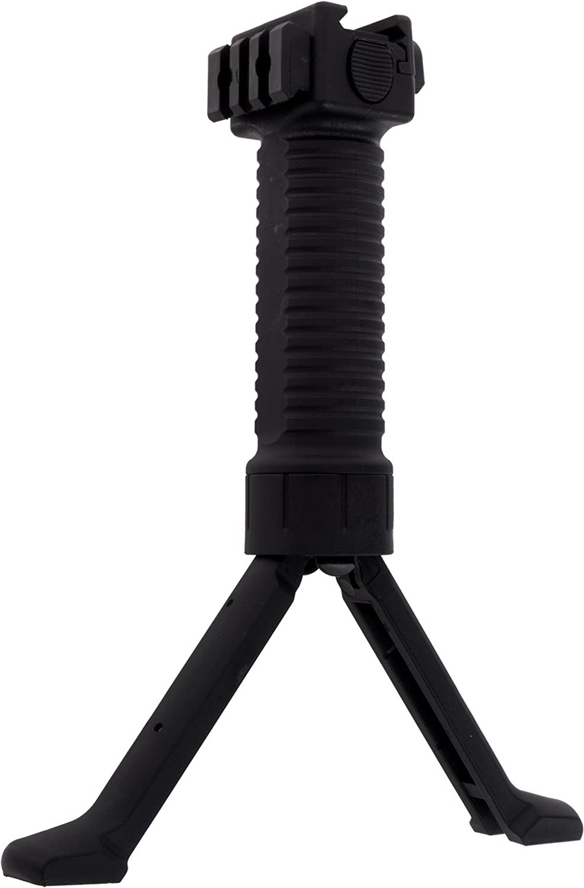 Nuprol Extending Vertical Bipod Grip In Black - bbguns4less