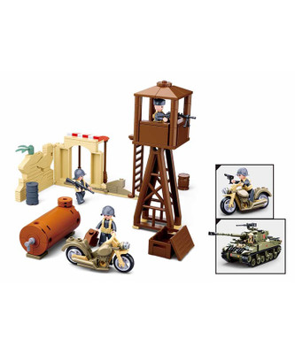 Sluban Military Bricks - Army WW2 Battlefield - B0713 - bbguns4less