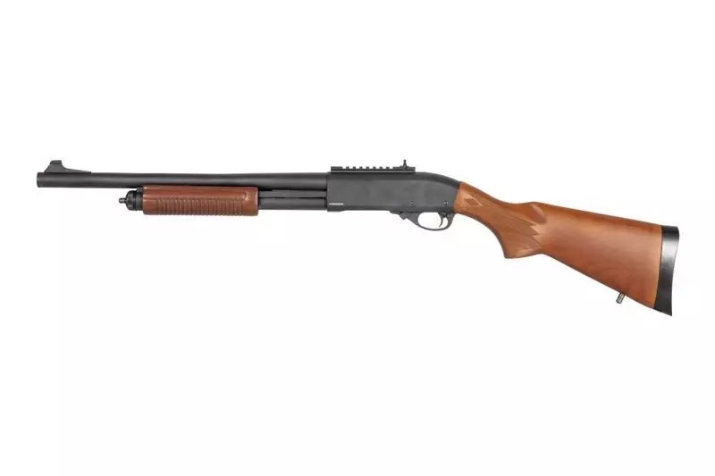 Golden Eagle M870 Gas Airsoft Shotgun in Real Wood (8870) - bbguns4less