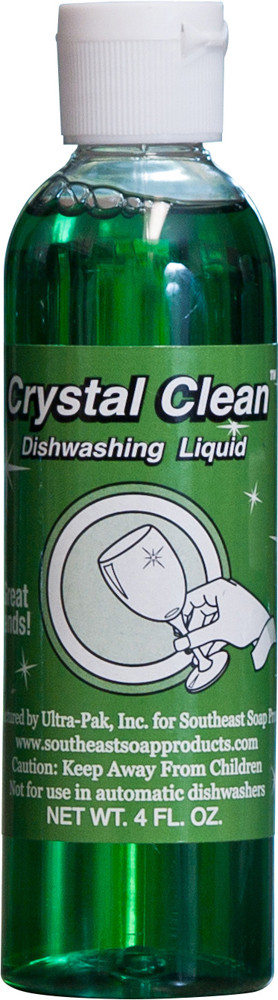 Crystal Clean Liquid Dish Detergent 4 oz Bottle, Case of 72 ...