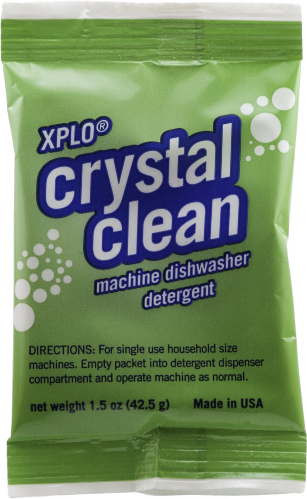 Crystal Clean Auto Dish Detergent Powder 1,5 oz Packet, Case of 200 ...