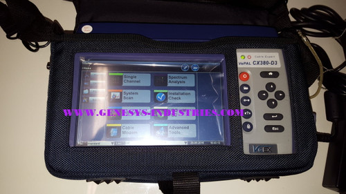 VeEX Vepal CX380-D3 CATV Meter Triple Play Spectrum Analyzer - Genesys ...
