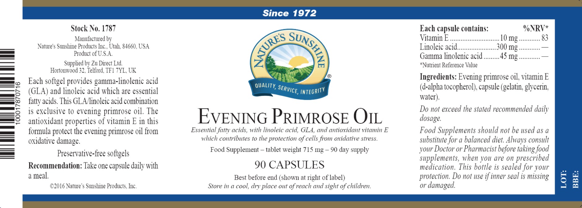 | Body and Mind Studio International® | Nature's Sunshine | Evening ...