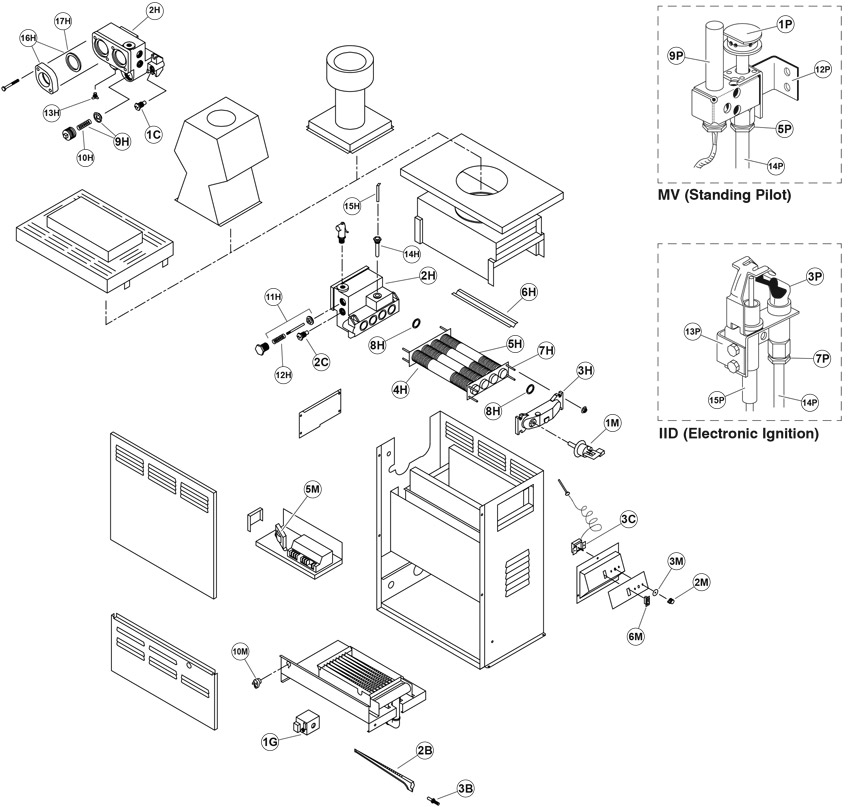RayPak Versa 105B Bronze & Cast Iron Heater (99-pres)