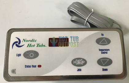 Nordic Hot Tubs Control Panel 51006
