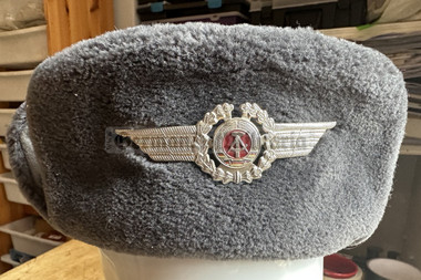 aa116 - East German NVA Air Force Enlisted EM winter hat Ushanka - size ...