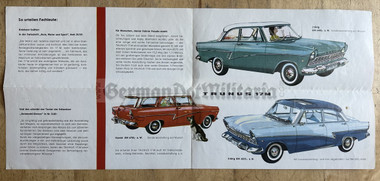 aa818 - c1960 West German brochure , poster & price list for Ford ...