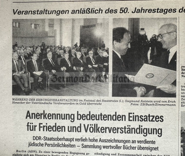 ab945 - NEUE ZEIT - East German DDR newspaper of the CDU political ...